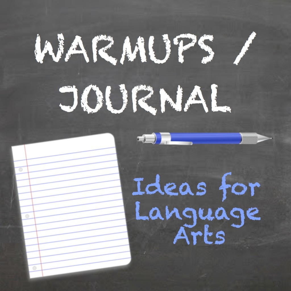Warm-ups / Journal Entries | Kristen Dembroski, Ph.D.