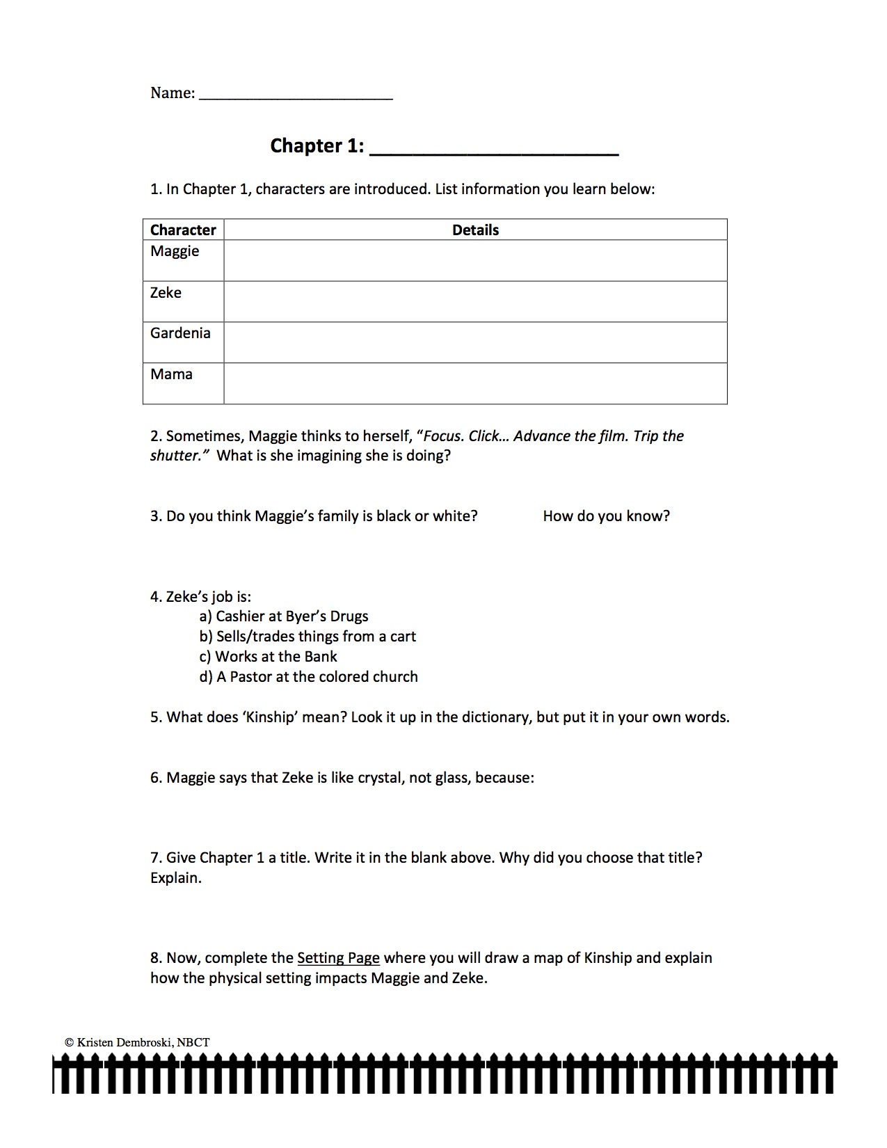 The Perfect Novel Unit | Kristen Dembroski, Ph.D.